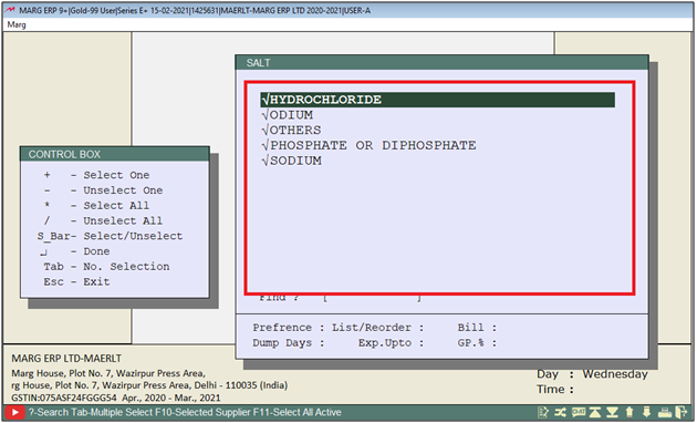 How To View Salt Wise Near Expiry Report In Marg Software