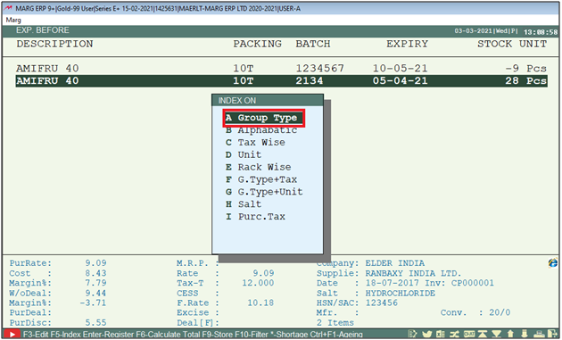 How To View Salt Wise Near Expiry Report In Marg Software