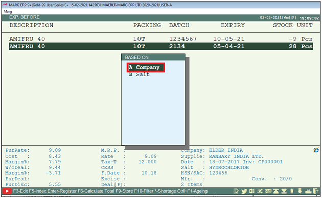 How To View Salt Wise Near Expiry Report In Marg Software