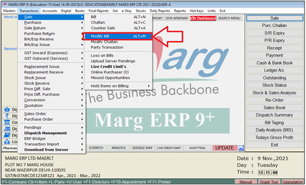 How To Create User Wise My Menu In Marg Software