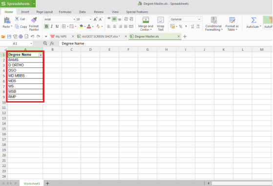 How To Export All Doctor Degree Name In Excel From Sfaxpert Software