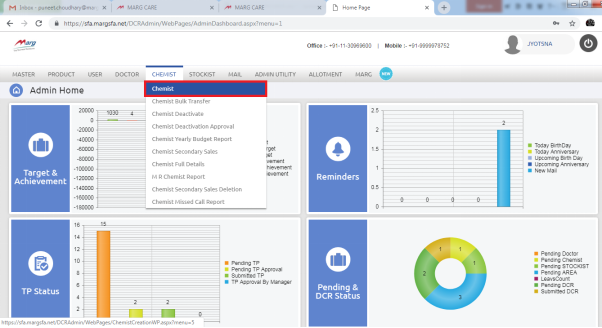How To Export All Active Chemist Details In Csv From Sfaxpert Software