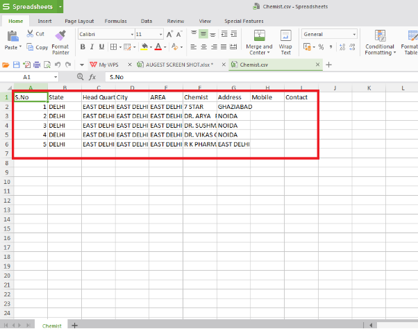How To Export All Active Chemist Details In Csv From Sfaxpert Software