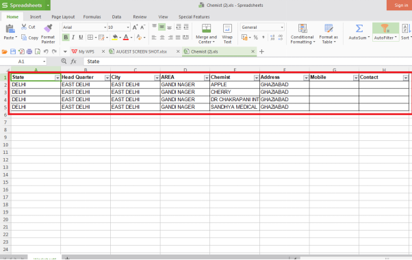 How To Export All Deactive Chemist Details In Excel From Sfaxpert