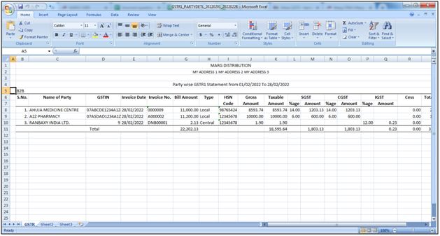 How To View Registered Party Wise Sale Report In Marg Software 