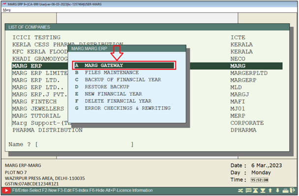 How to create New Financial Year in Marg Software