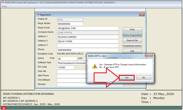 How to change Registered Mail ID / Phone Number / Address / Contact ...